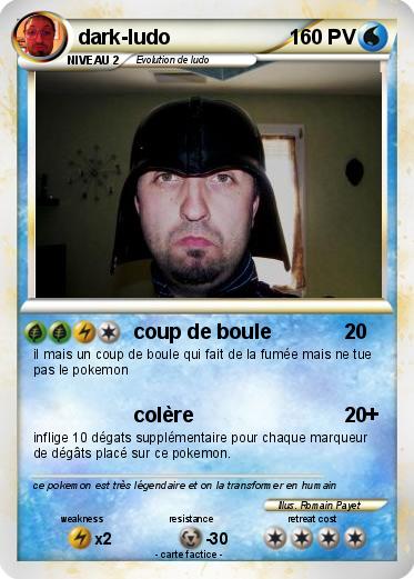 Pokémon dark ludo - coup de boule - Ma carte Pokémon