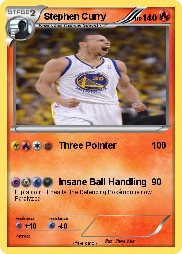 Pokémon Stephen Curry 25 25 - Three Pointer - My Pokemon Card