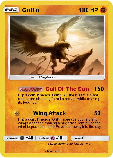 Pokémon Griffin 245 245 - Call Of The Sun - My Pokemon Card