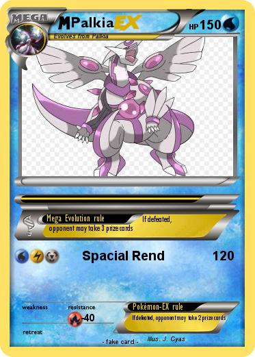 Pokémon Palkia 4393 4393 - Spacial Rend - My Pokemon Card