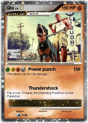 Pokémon Gta 340 340 - Power punch - My Pokemon Card