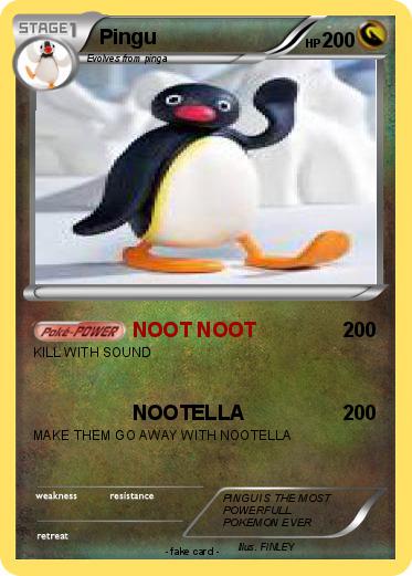 Pokémon Pingu 189 189 - NOOT NOOT - My Pokemon Card