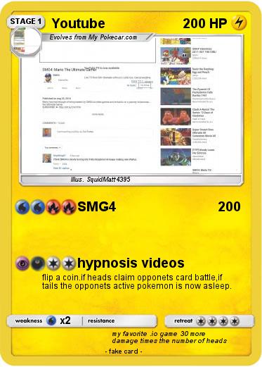 Pokémon Youtube 577 577 - SMG4 - My Pokemon Card