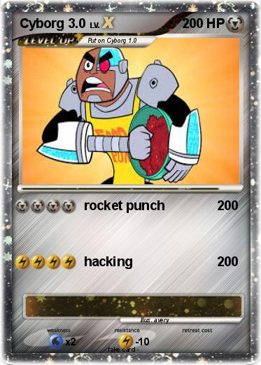 Pokémon Cyborg 3 1 1 - rocket punch - My Pokemon Card