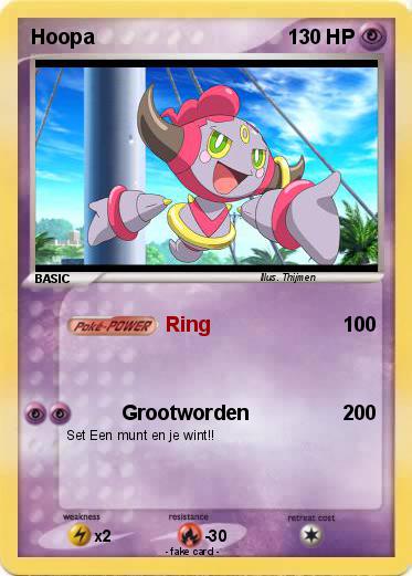 Pokémon Hoopa 593 593 - Ring - My Pokemon Card