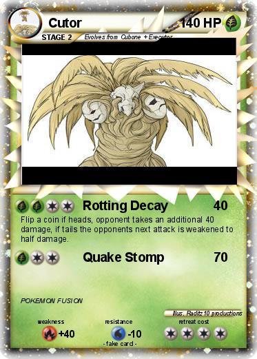 Pokémon Cutor - Rotting Decay - My Pokemon Card