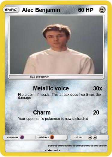 Pokémon Alec Benjamin - Metallic voice - My Pokemon Card