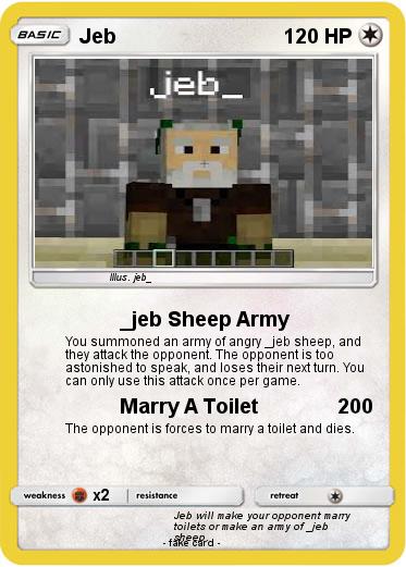 Pokémon Jeb 35 35 - _jeb Sheep Army - My Pokemon Card