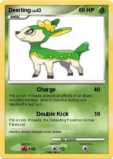Pokémon Deerling 35 35 - Charge - My Pokemon Card