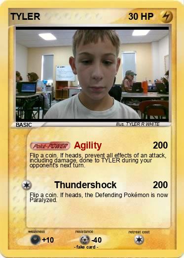 Pokémon TYLER 1010 1010 - Agility - My Pokemon Card
