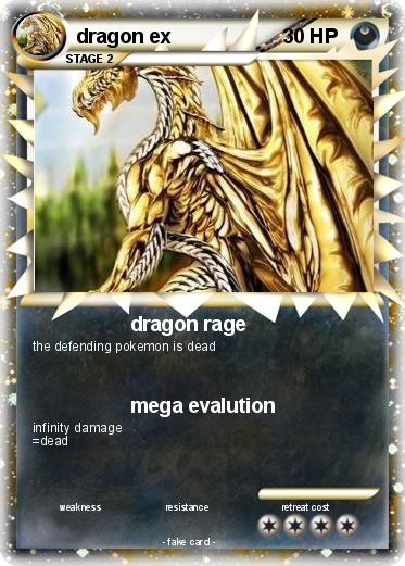 Pokémon dragon ex 64 64 - dragon rage - My Pokemon Card