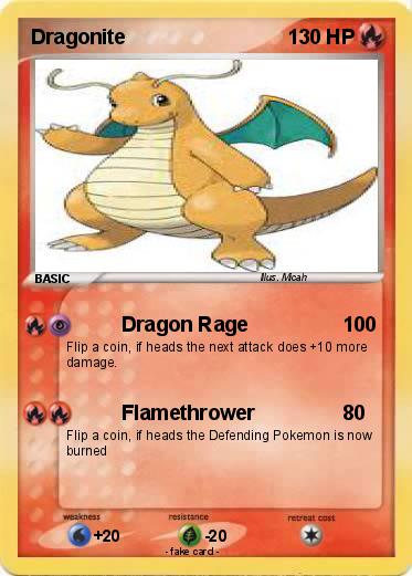 Pokémon Dragonite 526 526 - Dragon Rage - My Pokemon Card