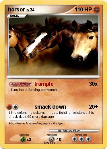 Pokémon horsor - trample - My Pokemon Card