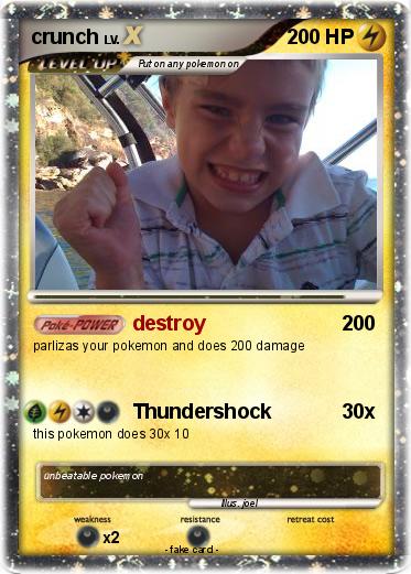Pokémon crunch 25 25 - destroy - My Pokemon Card