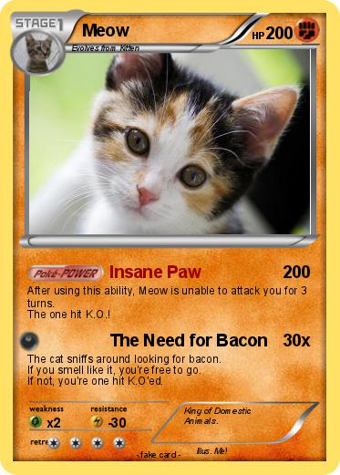 Pokémon Meow 145 145 - Insane Paw - My Pokemon Card