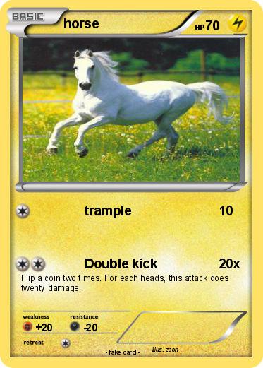 Pokémon horse 205 205 - trample - My Pokemon Card