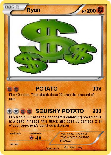 Pokémon Ryan 1095 1095 - POTATO - My Pokemon Card