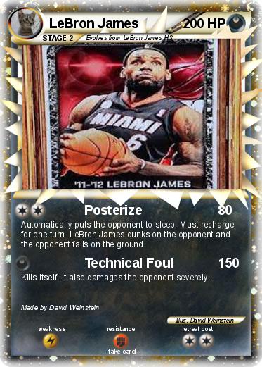 Pokémon LeBron James 365 365 - Posterize - My Pokemon Card