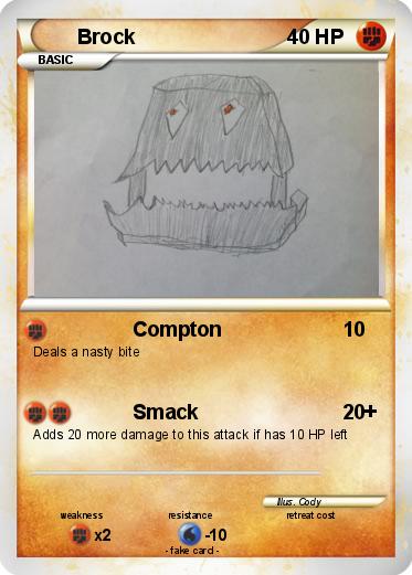 Pokémon Brock 498 498 - Compton - My Pokemon Card