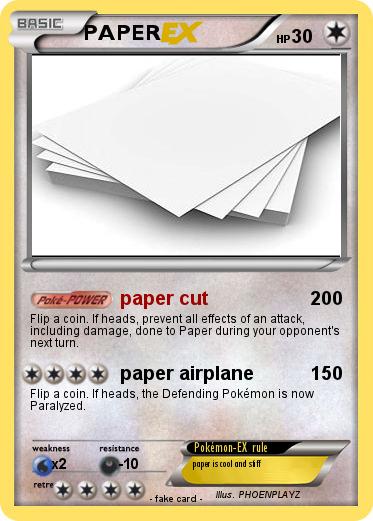 Pokémon PAPER 770 770 - paper cut - My Pokemon Card