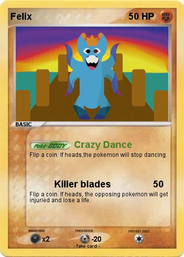 Pokémon Felix 348 348 - Crazy Dance - My Pokemon Card