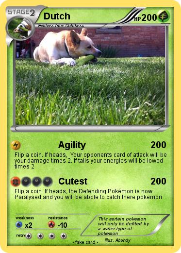 Pokémon Dutch 22 22 - Agility - My Pokemon Card