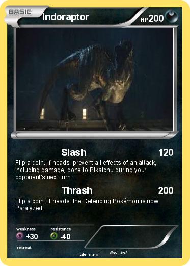 Pokémon Indoraptor 154 154 - Slash - My Pokemon Card