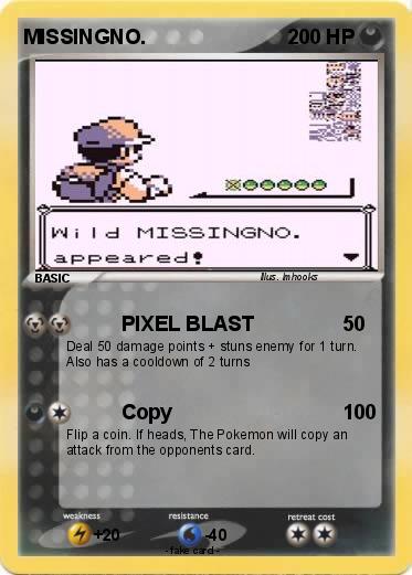 Pokémon MISSINGNO 1816 1816 - PIXEL BLAST - My Pokemon Card