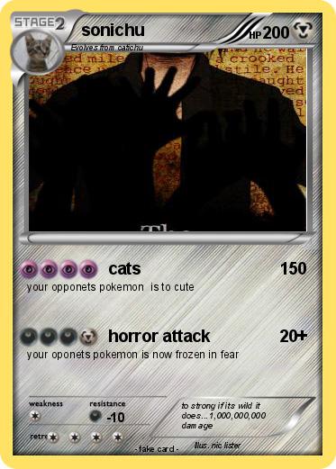 Pokémon sonichu 47 47 - cats - My Pokemon Card
