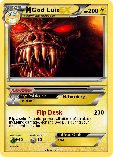 Pokémon God Luis 1 1 - Flip Desk - My Pokemon Card