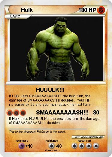 Pokémon Hulk 964 964 - HUUULK!!! - My Pokemon Card