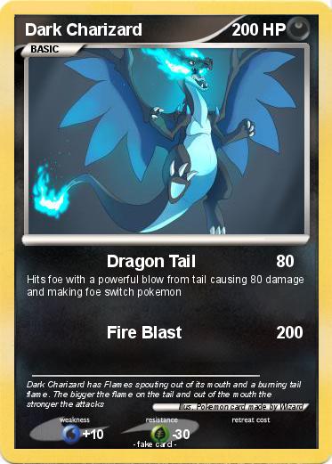 Pokémon Dark Charizard 733 733 - Dragon Tail - My Pokemon Card