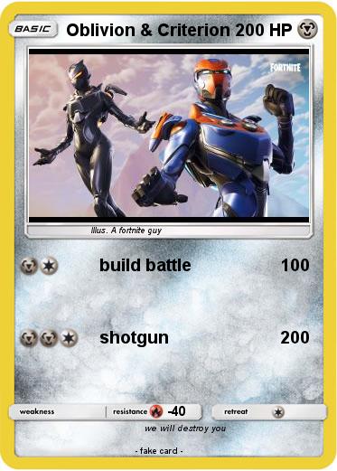 Pokémon Oblivion Criterion - build battle - My Pokemon Card