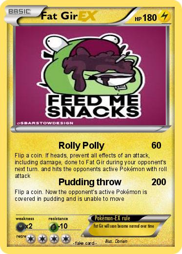 Pokémon Fat Gir - Rolly Polly - My Pokemon Card