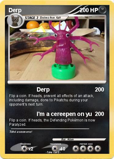 Pokémon Derp 992 992 - Derp - My Pokemon Card