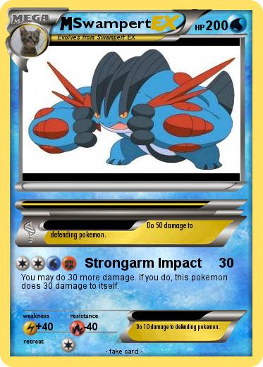 Pokémon Swampert 442 442 - Strongarm Impact - My Pokemon Card
