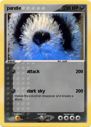 Pokémon pandie 4 4 - attack - My Pokemon Card