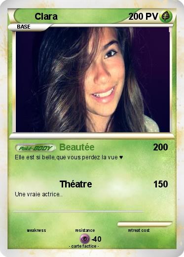 Pokémon Clara 113 113 - Beautée - Ma carte Pokémon