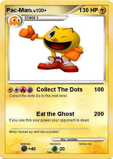 Pokémon Pac Man 766 766 - Collect The Dots - My Pokemon Card