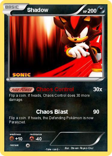 Pokémon Shadow 10384 10384 - Chaos Control - My Pokemon Card