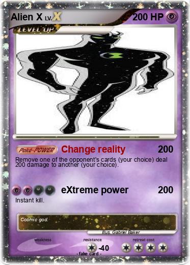 Pokémon Alien X 73 73 - Change reality - My Pokemon Card