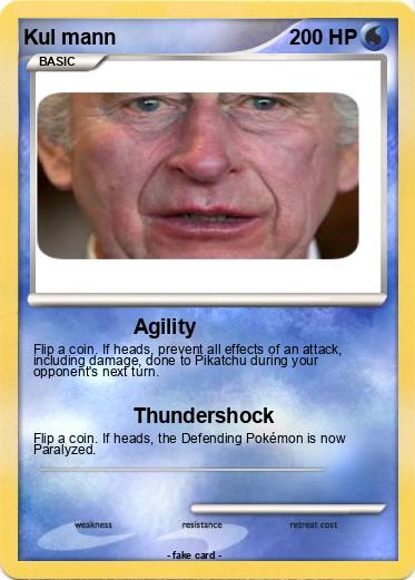 Pokémon Kul mann - Agility - My Pokemon Card