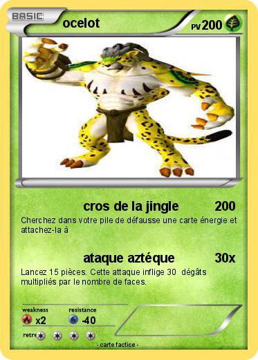 Pokémon tigeurShark 1 1 - cros de la jingle - Ma carte Pokémon