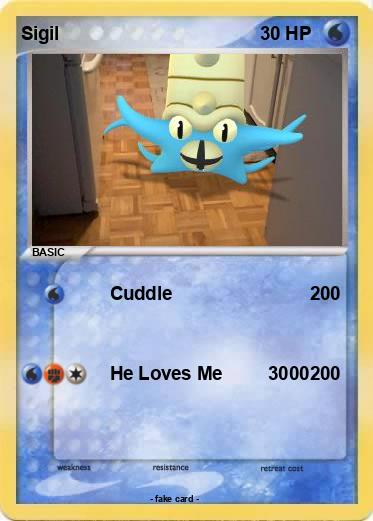Pokémon Sigil - Cuddle - My Pokemon Card