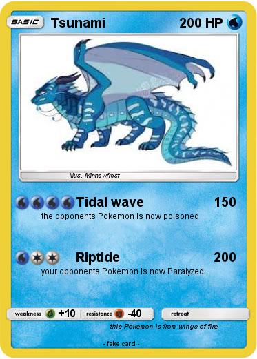 Pokémon Tsunami 324 324 - Tidal wave - My Pokemon Card
