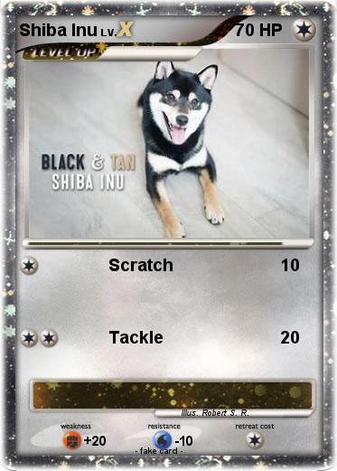 Pokémon Shiba Inu 99 99 - Scratch - My Pokemon Card
