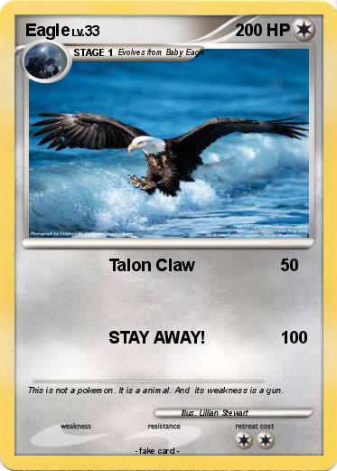 Pokémon Eagle 207 207 - Talon Claw - My Pokemon Card