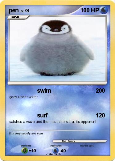 Pokémon pen 25 25 - swim - My Pokemon Card