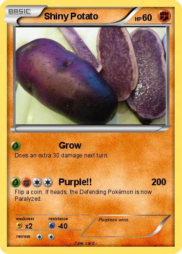 Pokémon Shiny Potato - Grow - My Pokemon Card