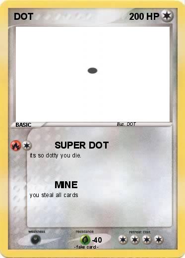 Pokémon DOT 19 19 - SUPER DOT - My Pokemon Card